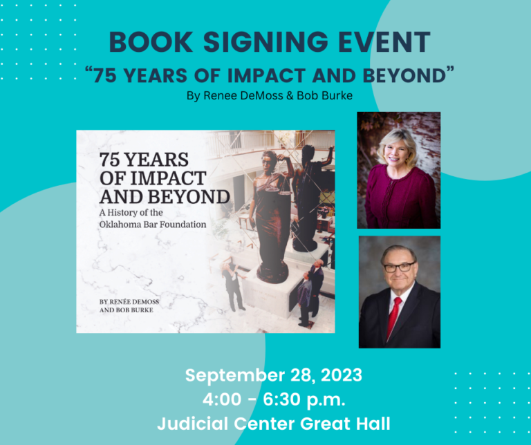 Book Signing Event - Oklahoma Bar Foundation